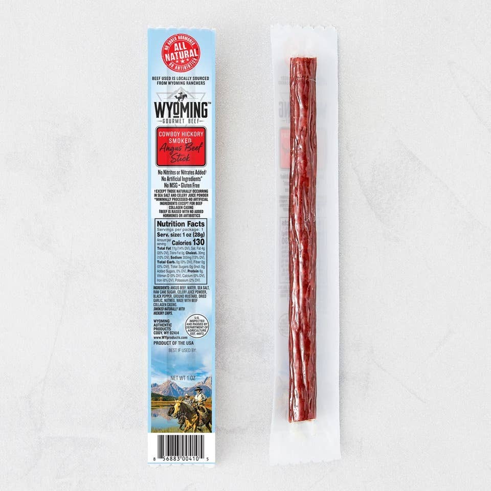 Cowboy Hickory Smoked Beef Sticks (1oz) — Pecan Row