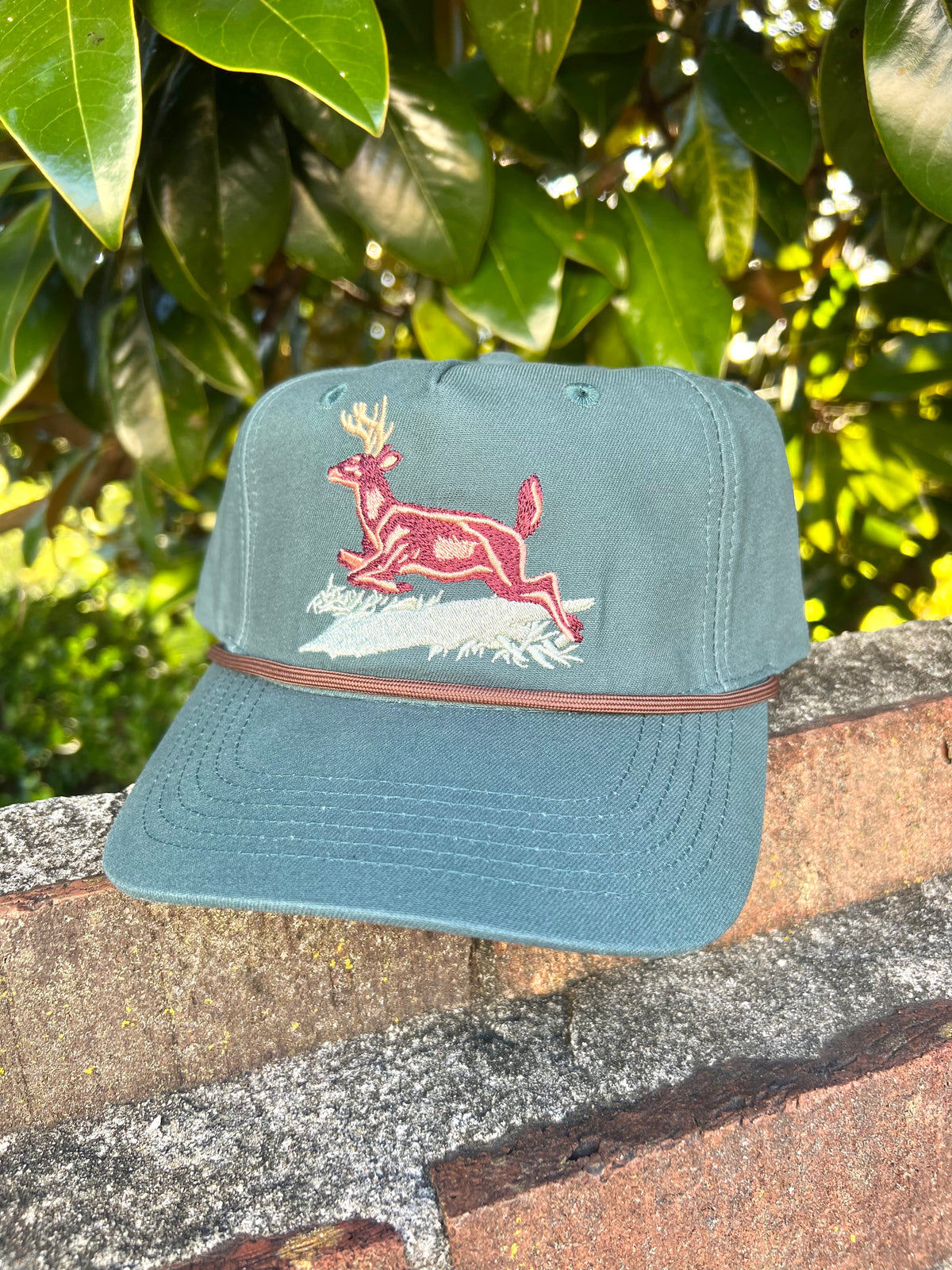 Whitetail Buck Deer 5 Panel Cotton Hat by Peach State Pride — Pecan Row