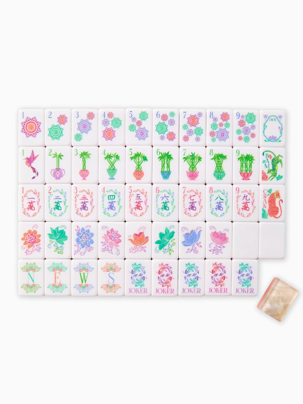 Oh My Mahjong Pearlescent Mahjong Tiles — Pecan Row