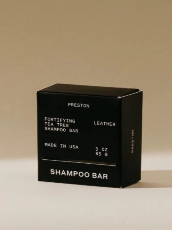 Preston Shampoo Bar in Leather — Pecan Row