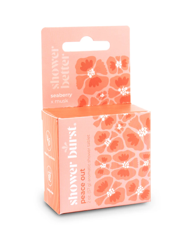 Shower Burst Aromatic Tablet in Peace Out — Pecan Row