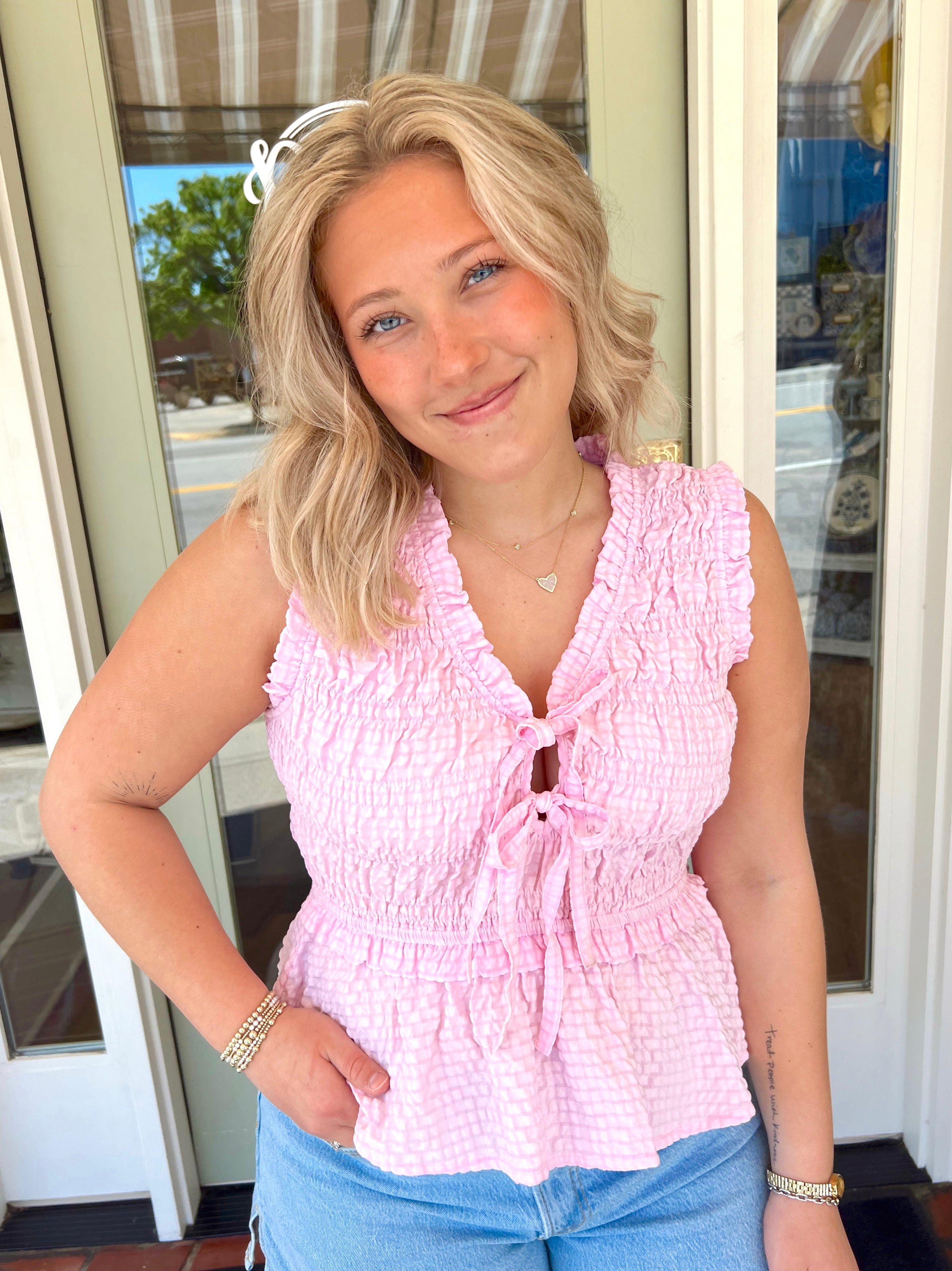 The Caitlin Top — Pecan Row