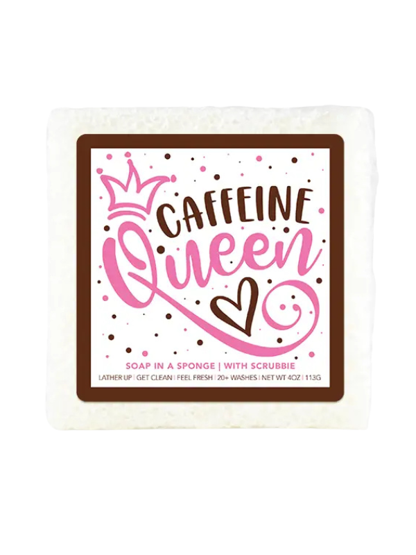 Caren Caffeine Queen Soap in a Sponge — Pecan Row