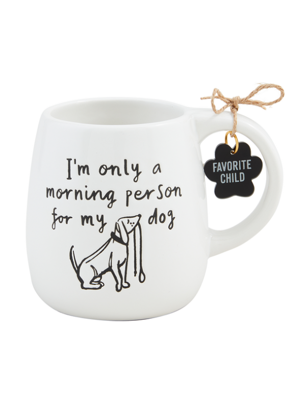Morning Person Dog Mug — Pecan Row